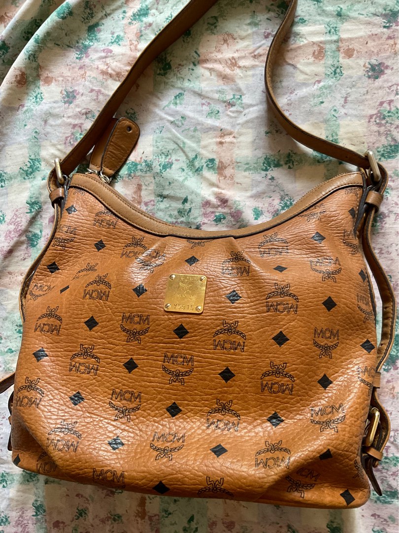 MCM two way bag, Women's Fashion, Bags & Wallets, Shoulder Bags on Carousell