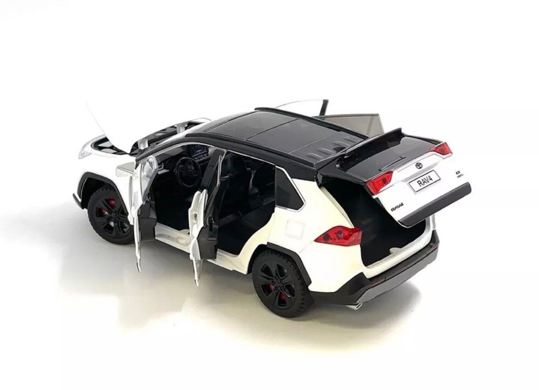 Mijo 1/24 Toyota RAV4 Hibrid two tone (white/black)只面交, 興趣及遊戲, 玩具 & 遊戲類 ...