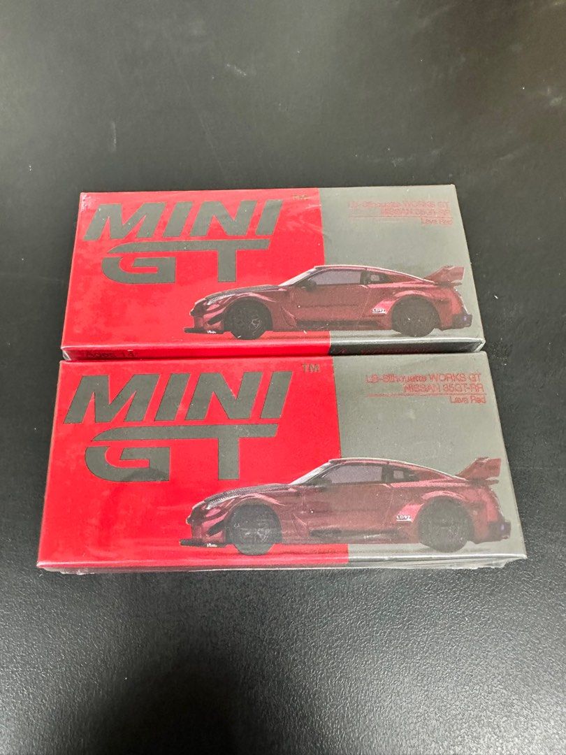 Mini gt R35 lava red, Hobbies & Toys, Toys & Games on Carousell