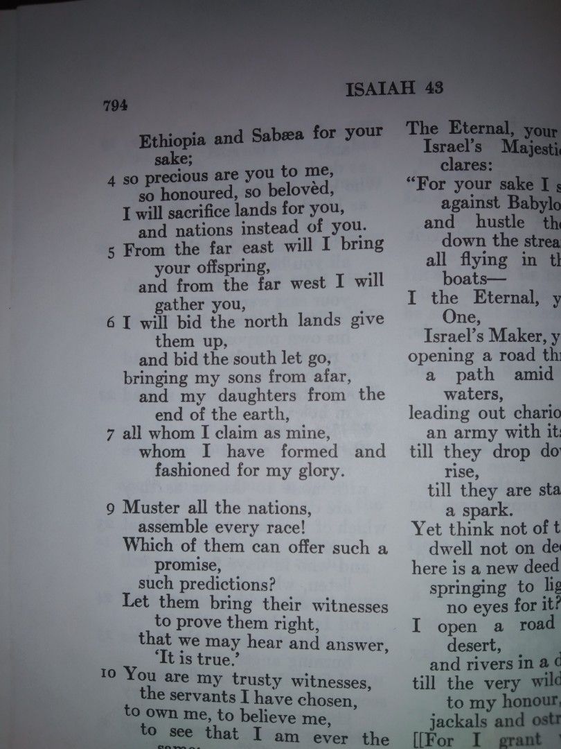 MOFFATT BIBLE, The Bible, James Moffatt Translation with Concordance ...