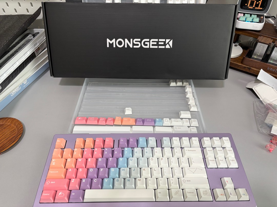 Monsgeek M3 - wired hotswap aluminium custom keyboard (free keeb mat ...