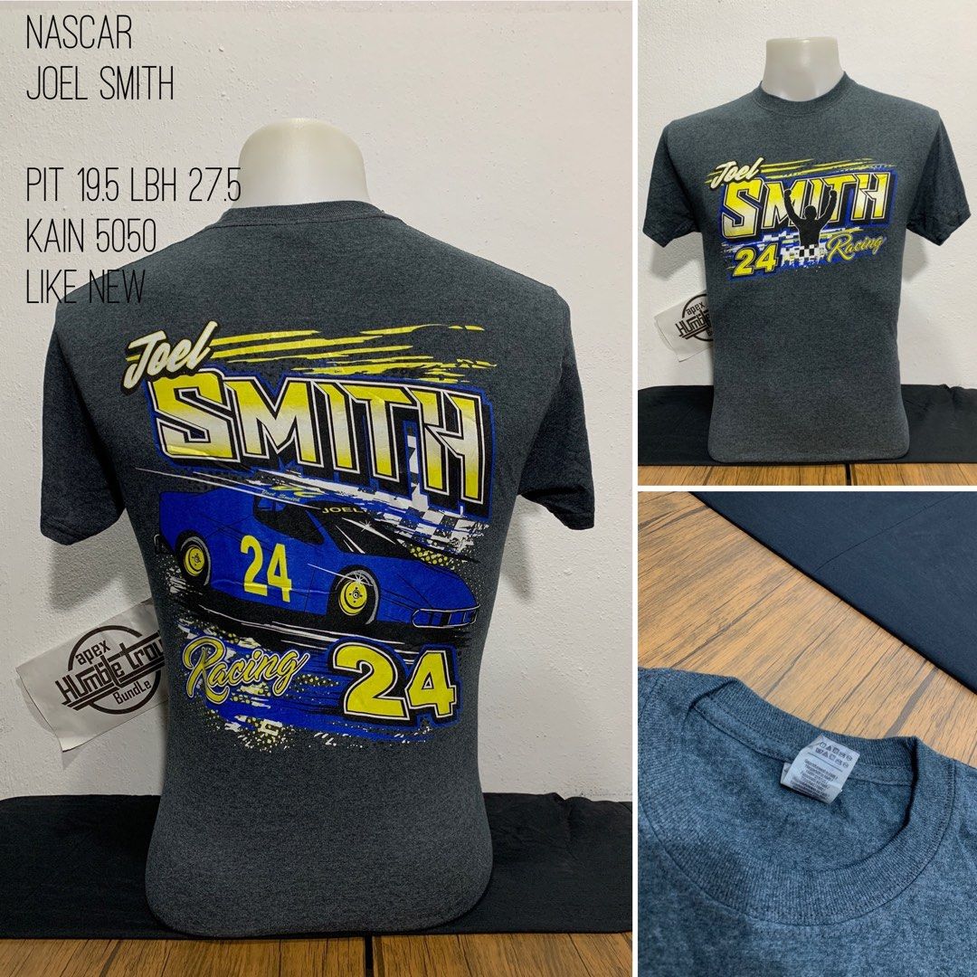 NASCAR. Joel Smith, Men's Fashion, Tops & Sets, Tshirts & Polo Shirts on Carousell