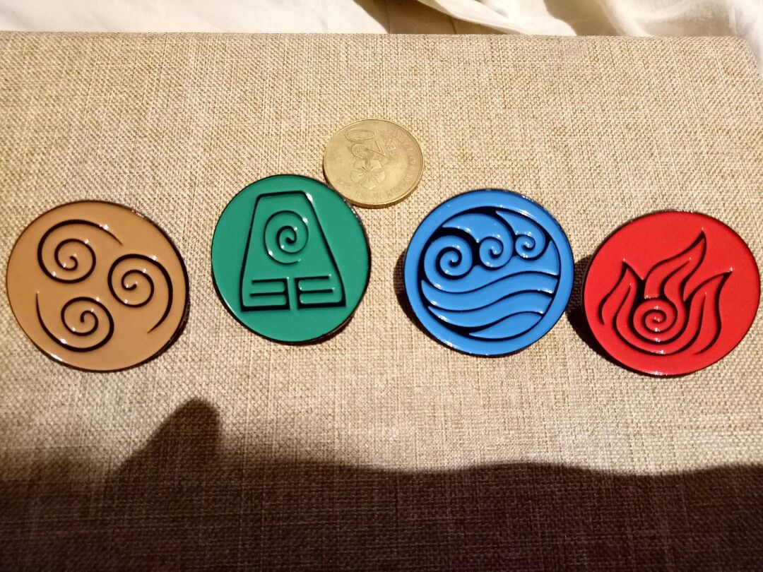 Nickelodeon Avatar The Last Airbender Enamel Pins, Luxury, Accessories ...