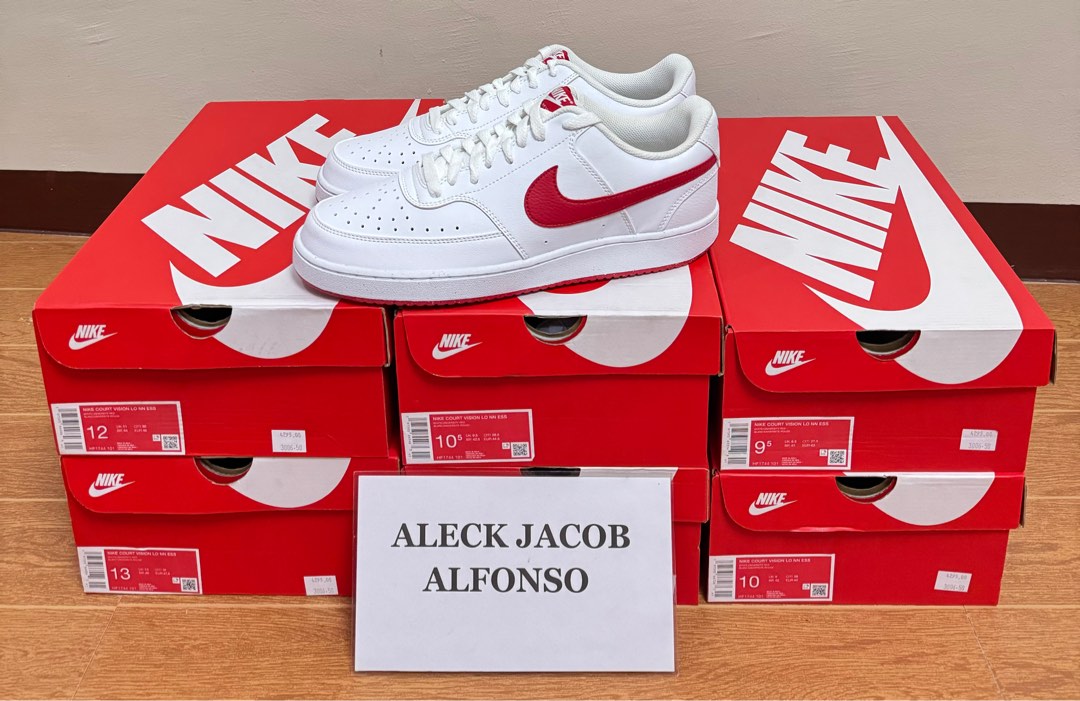 Nike Court Vision University Red, Men's Fashion, Footwear, Sneakers on ...