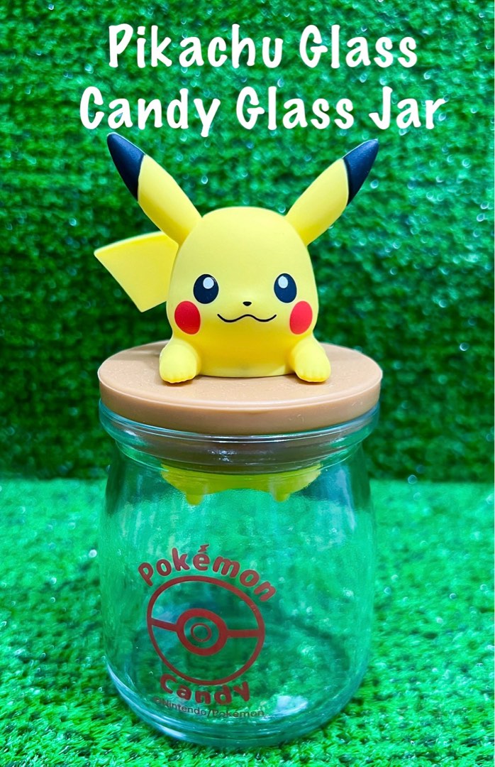 Nindtendo Pokemon Pikachu Candy Glass Jar, Hobbies & Toys, Toys & Games ...