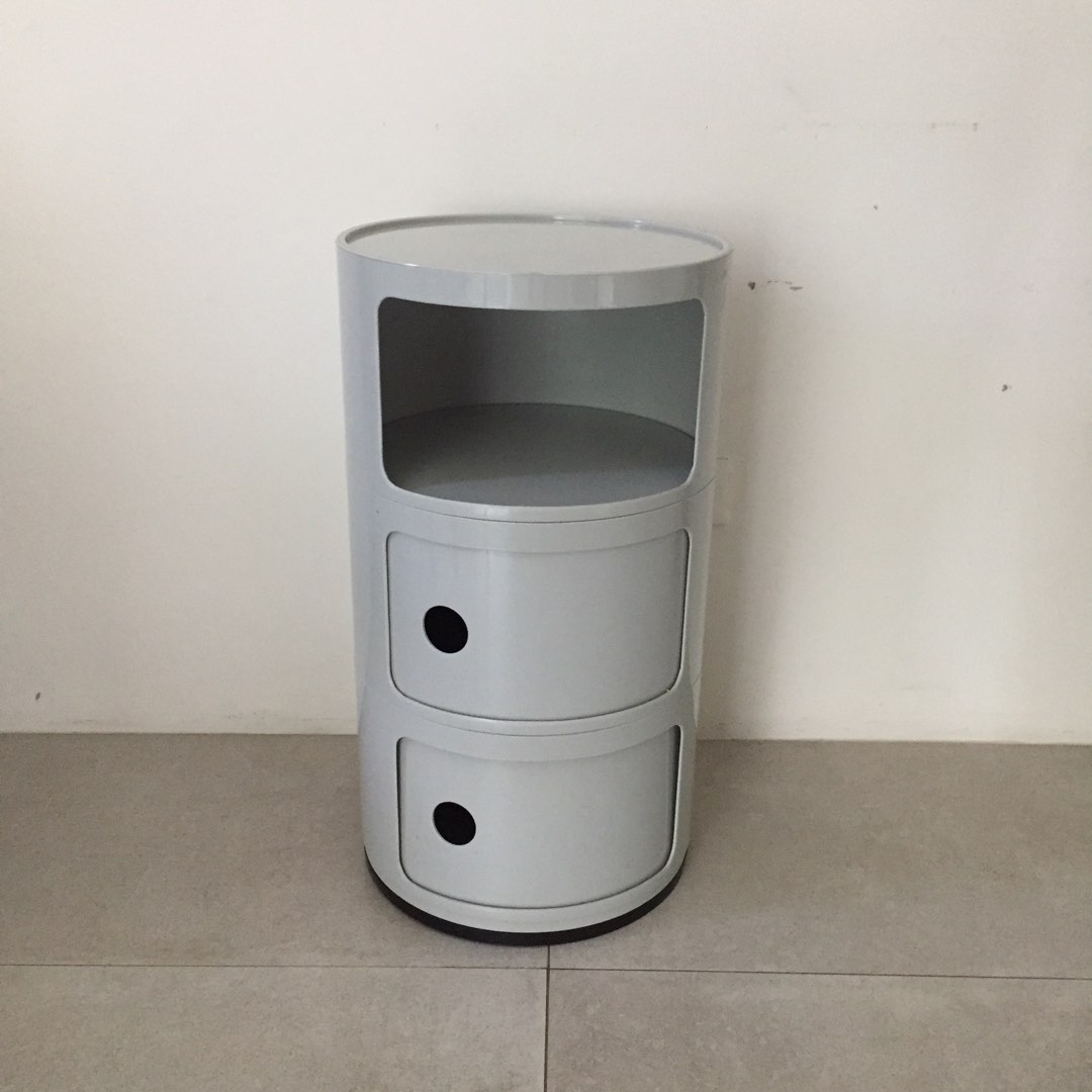 Nordic Round Storage Cabinet, Furniture & Home Living, Furniture ...