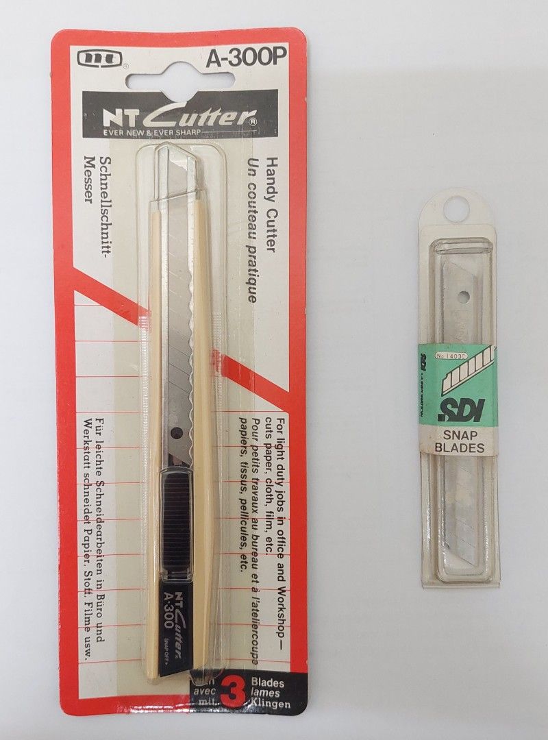 NT Cutter with Spare Blade, Hobbies & Toys, Stationery & Craft, Craft Supplies & Tools on Carousell