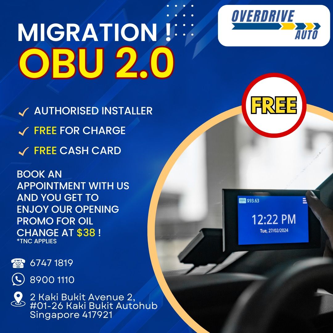 OBU ERP 2.0 INSTALLATION MIGRATION, Car Accessories, Car Workshops ...