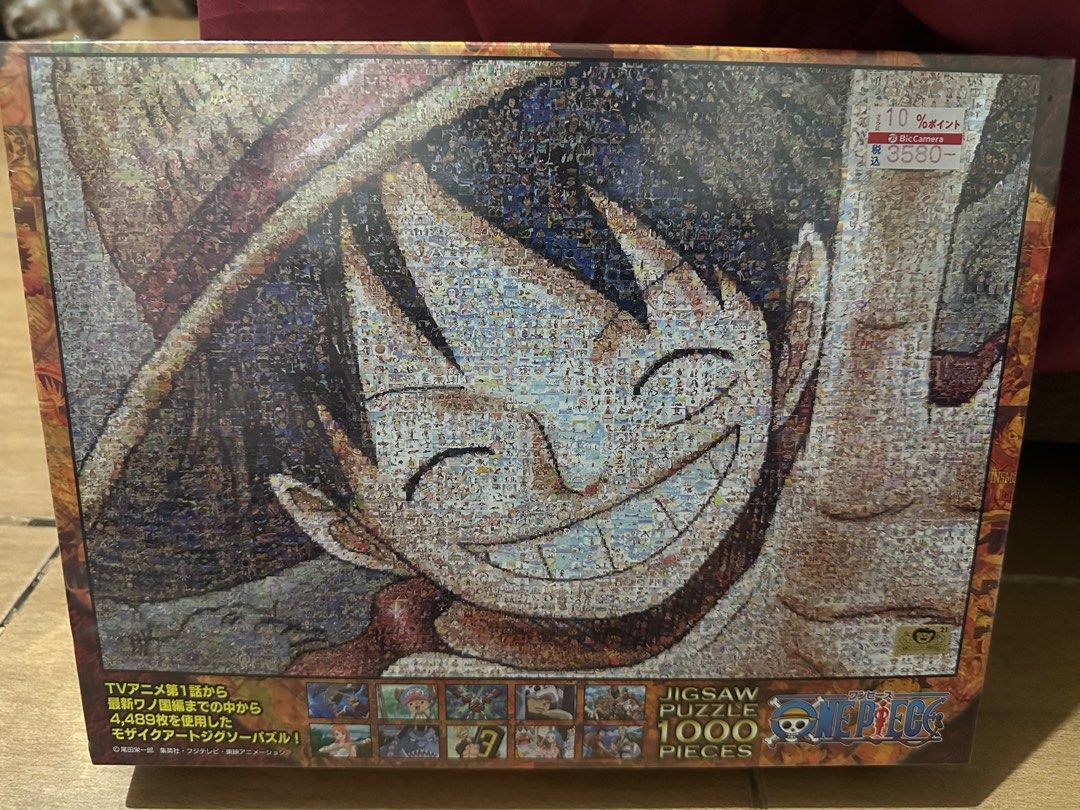 One Piece Luffy Mosaic Puzzle, Hobbies & Toys, Toys & Games on Carousell