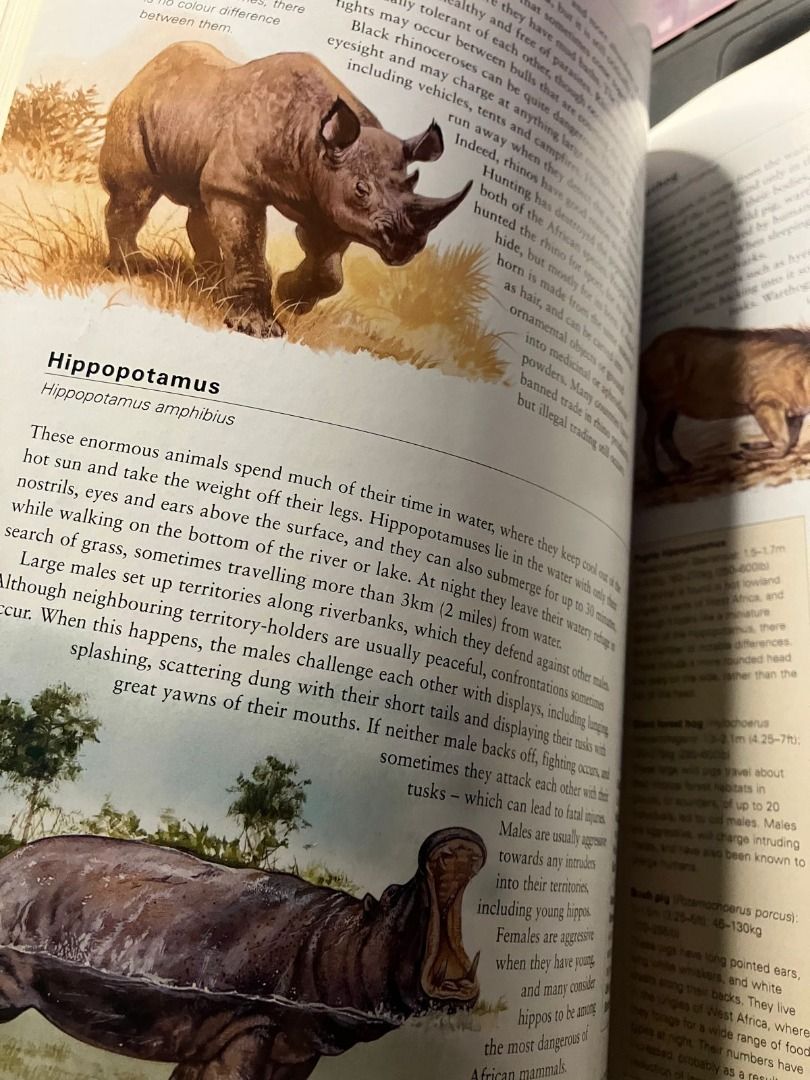 PAPERBACK 2006 Animals of Africa Europe Over 350 illustrations Tom ...