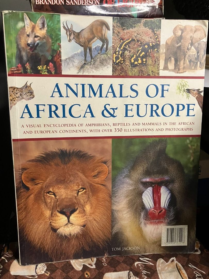PAPERBACK 2006 Animals of Africa Europe Over 350 illustrations Tom ...