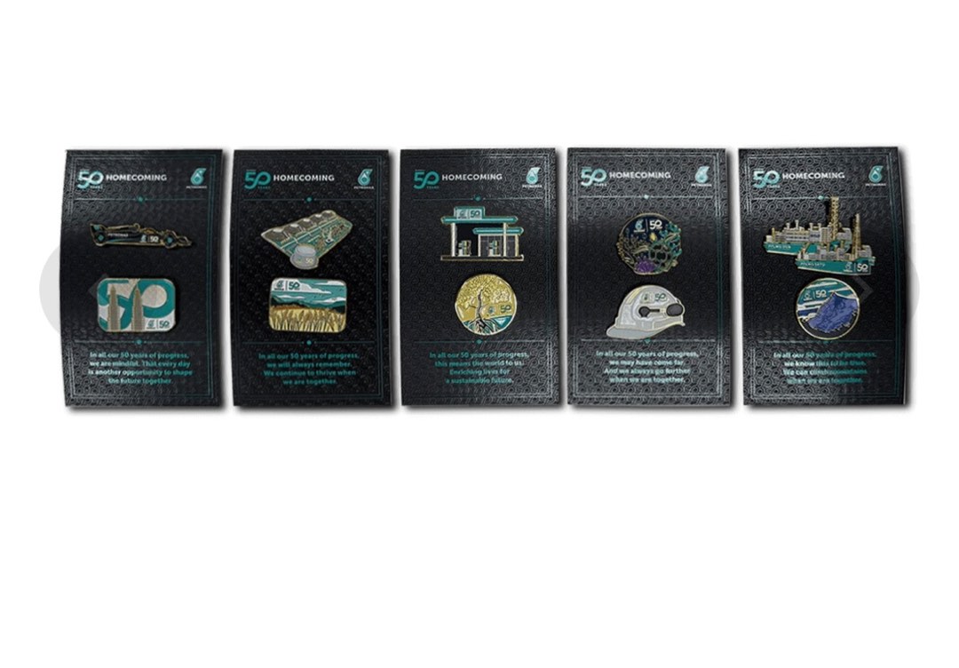 PETRONAS 50 (P50) Lapel/Enamel Pins Full Set, Hobbies & Toys ...