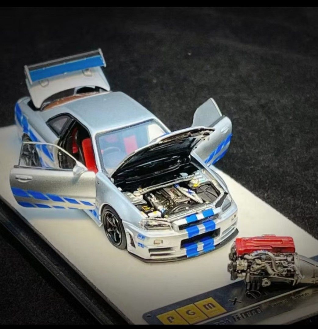 PGM X Onemodel Nissan Skyline R34 Brian, Hobbies & Toys, Toys & Games ...