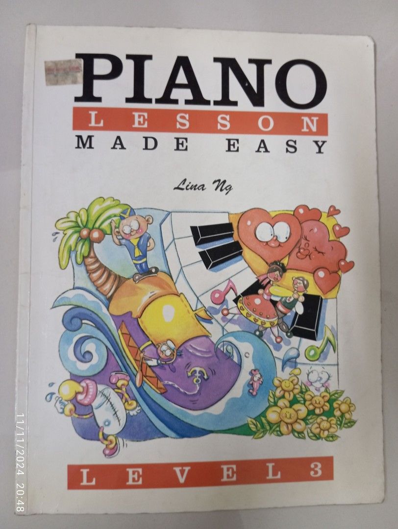 Piano lesson made easy Level 3 / Piano music script / Kids learning ...