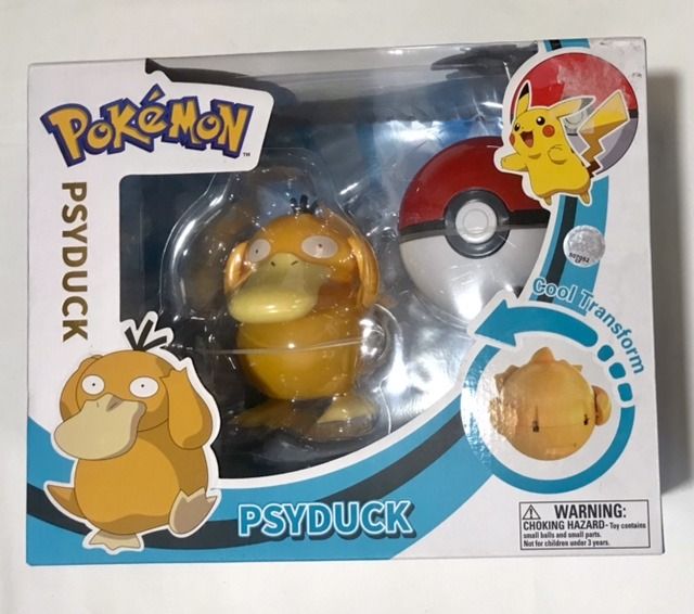 Pokemon Psyduck Psy Duck Transform Action Figure BNIB Christmas Gift ...