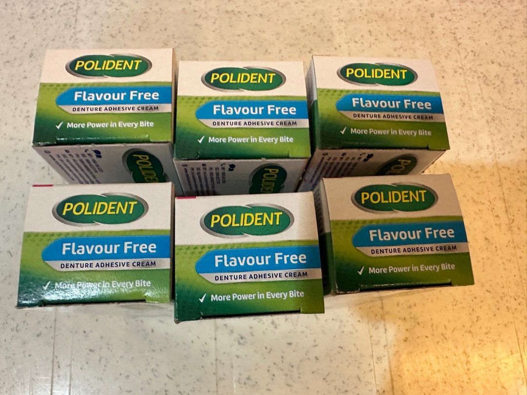 POLIDENT Denture Adhesive Cream (sample size), Beauty & Personal Care ...