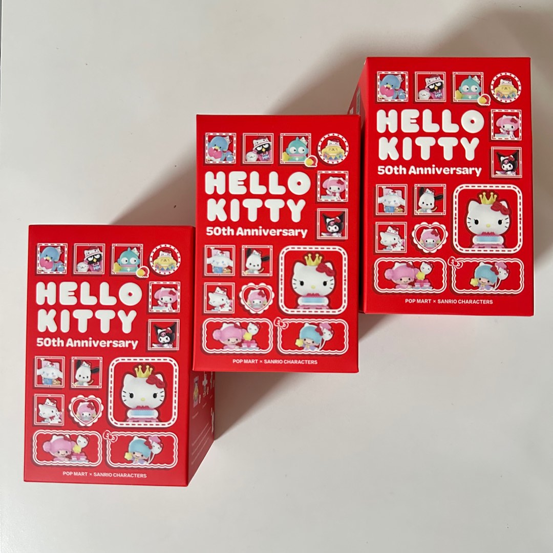 Popmart Hello Kitty 50th Anniv Figure, Hobbies & Toys, Toys & Games on ...