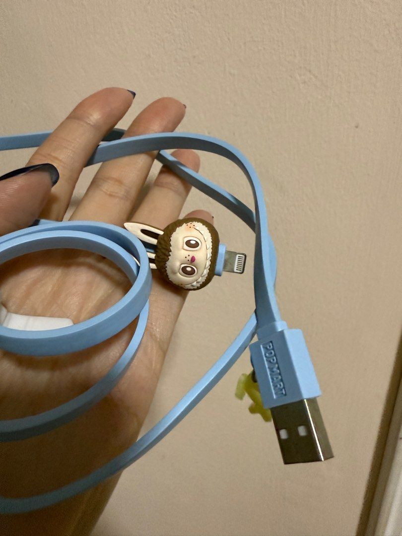 Popmart Labubu Iphone Cable, Computers & Tech, Parts & Accessories ...