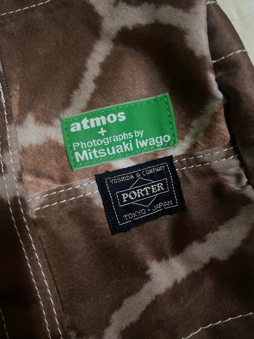 Porter X Atmos X Mitsuaki Iwago Drum Sling Bag, Men's Fashion, Bags ...
