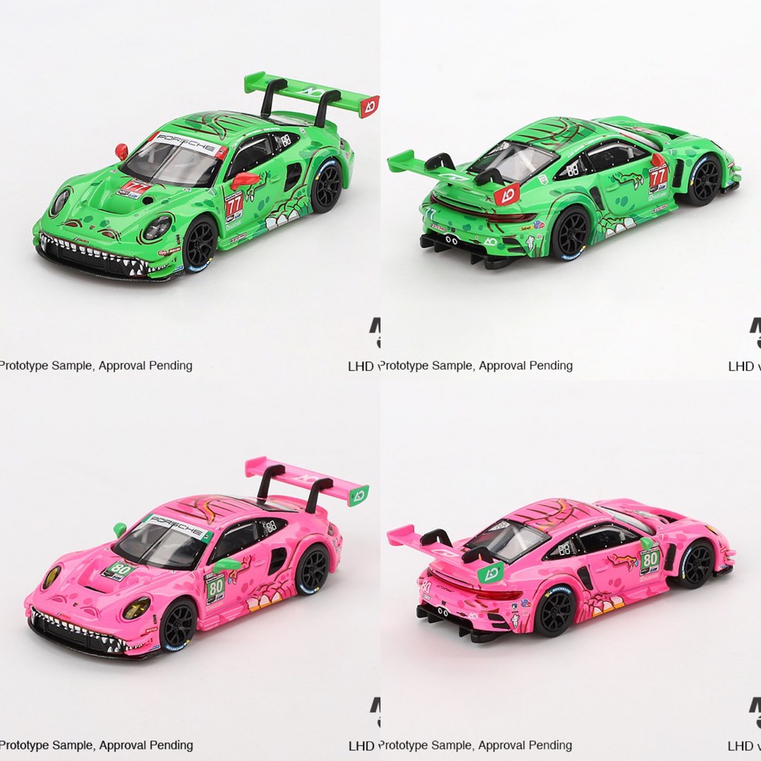 (PreOrder) Mini GT Porsche 911 GT3 R Rexy & Roxy, Hobbies & Toys, Toys ...