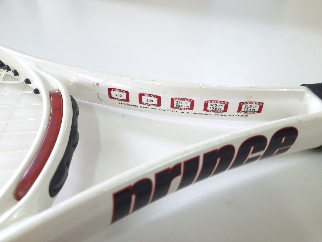 Prince Vendetta DB Tennis Racket, Sports Equipment, Sports & Games ...