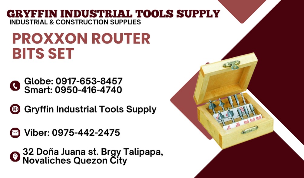 Proxxon Router Bits Set, Commercial & Industrial, Industrial Equipment ...