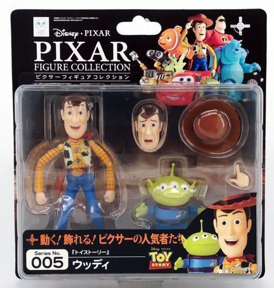 Revoltech PIXAR Disney Figure Collection 005 Toy Story Woody & Little ...