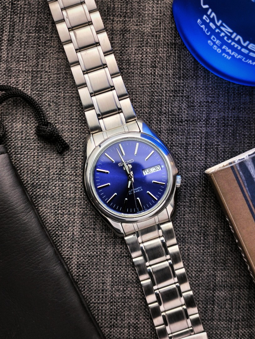 Seiko SNKL43 Indigo Dial (Automatic), Men's Fashion, Watches ...
