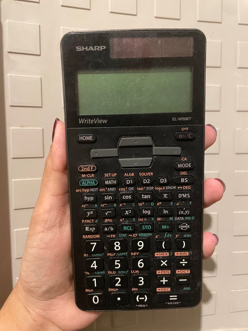 Sharp Scientific Calculator EL-W506T, Mobile Phones & Gadgets, Other Gadgets on Carousell