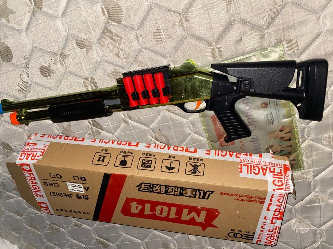 Shorgun m1014 shell ejection blaster, Hobbies & Toys, Toys & Games on ...