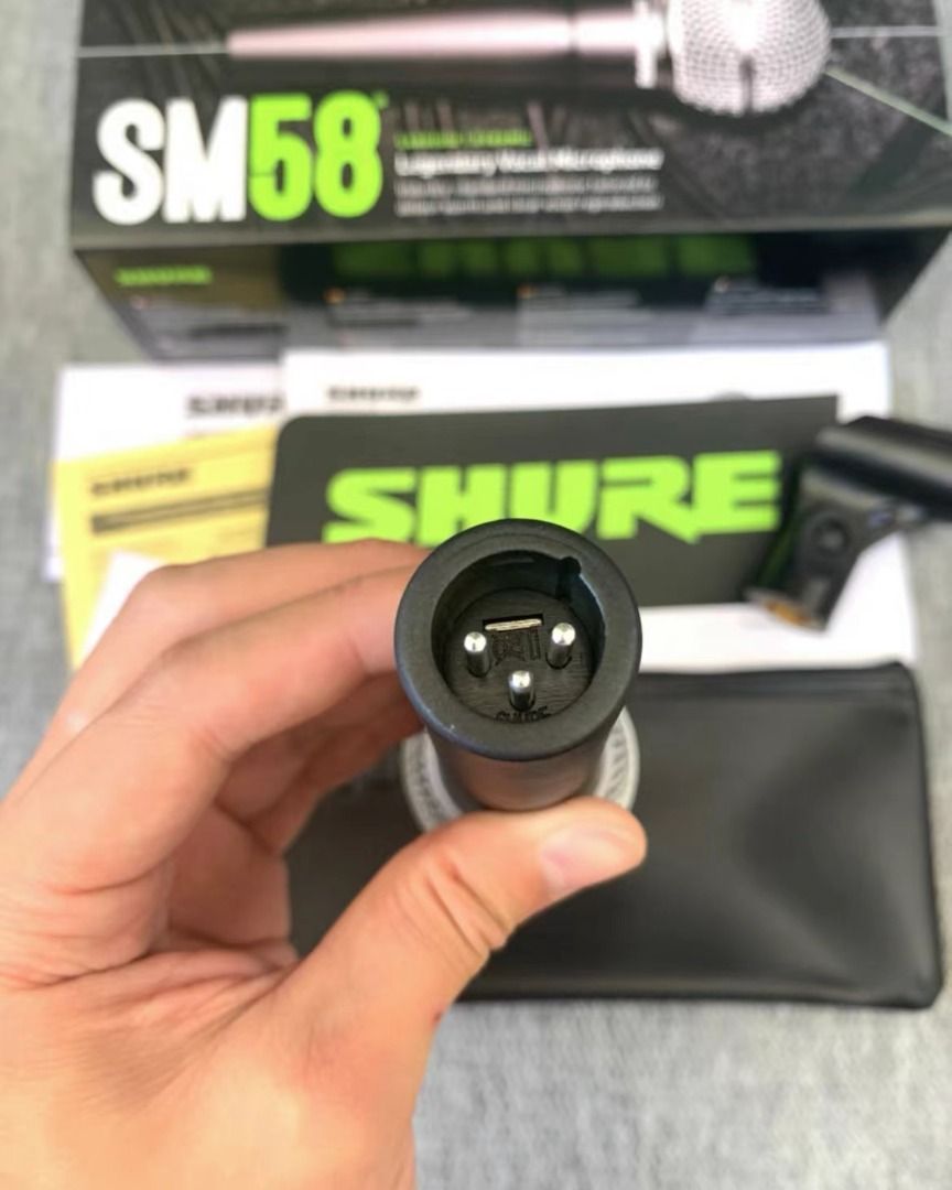 Shure SM58S Dynamic Vocal Microphone#Switch version, Audio, Microphones on Carousell