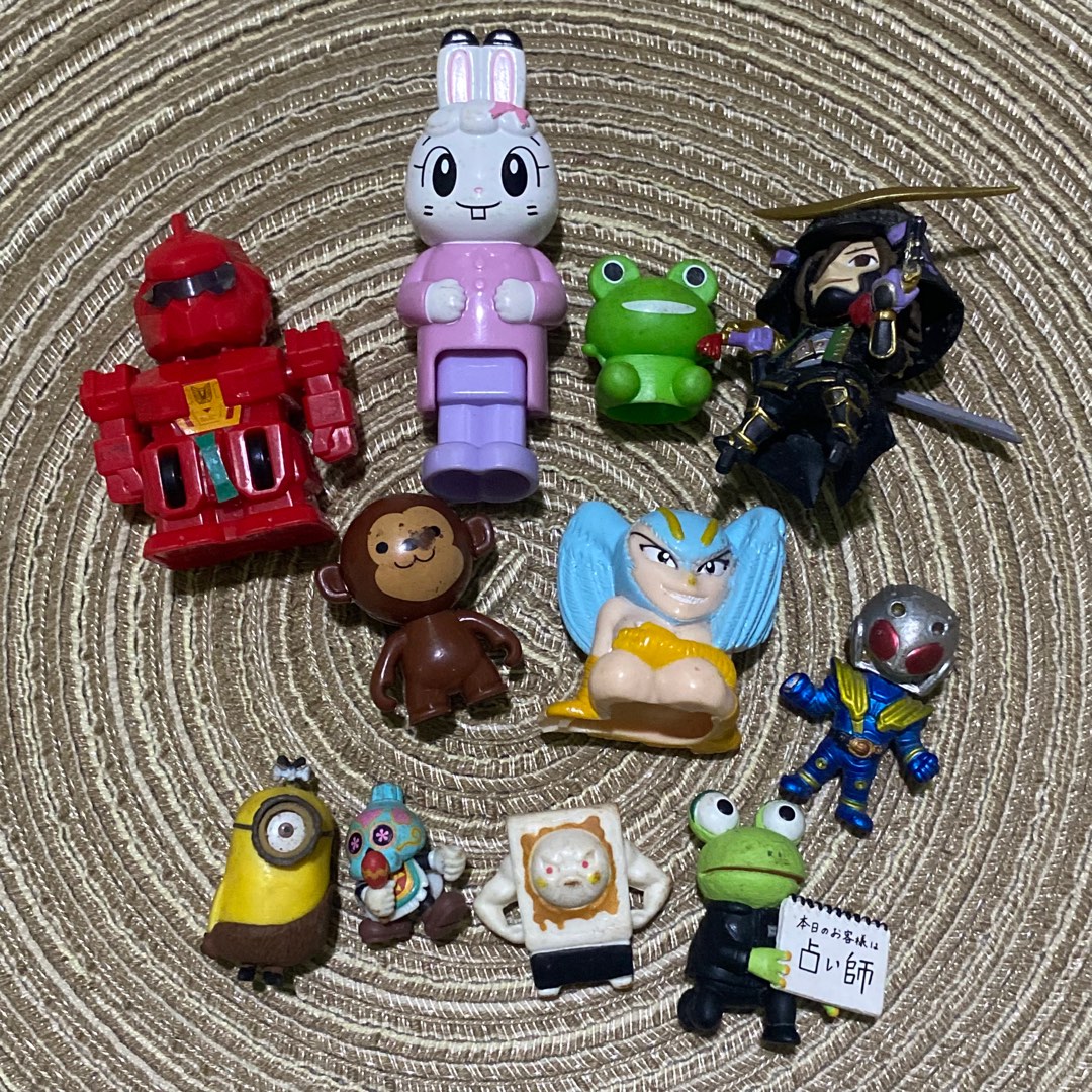 SOLD AS SET / BUNDLE Japan Figures Anik anik Toy Collectibles (Frog ...