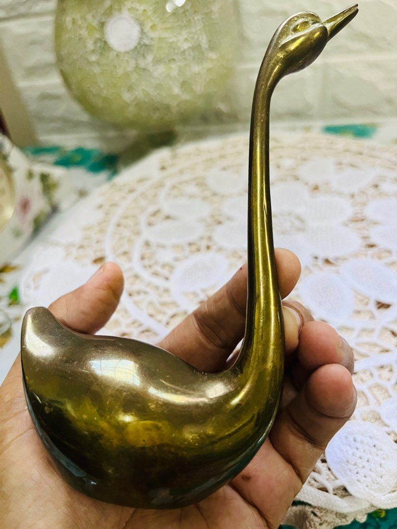 Solid Brass Goose, Hobbies & Toys, Collectibles & Memorabilia, Vintage ...