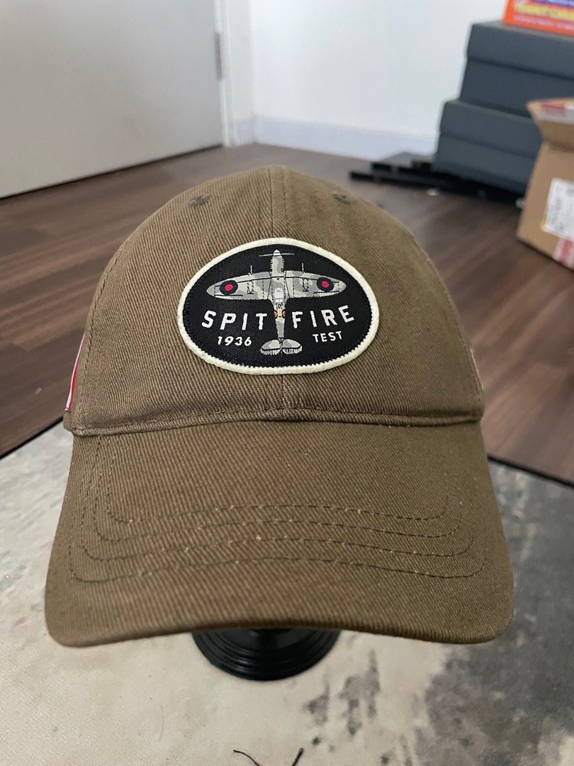 Spitfire Supermarine Aircraft Red Canoe Cap, Men's Fashion, Watches ...