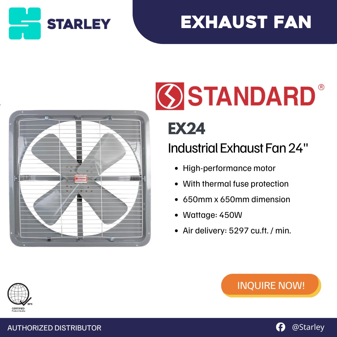 STANDARD Industrial Exhaust Fan 24" (EX24), Furniture & Home Living ...
