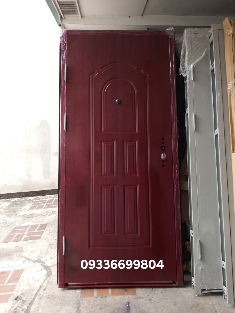 Steel Door For Main Door Set, Furniture & Home Living, Security & Locks ...