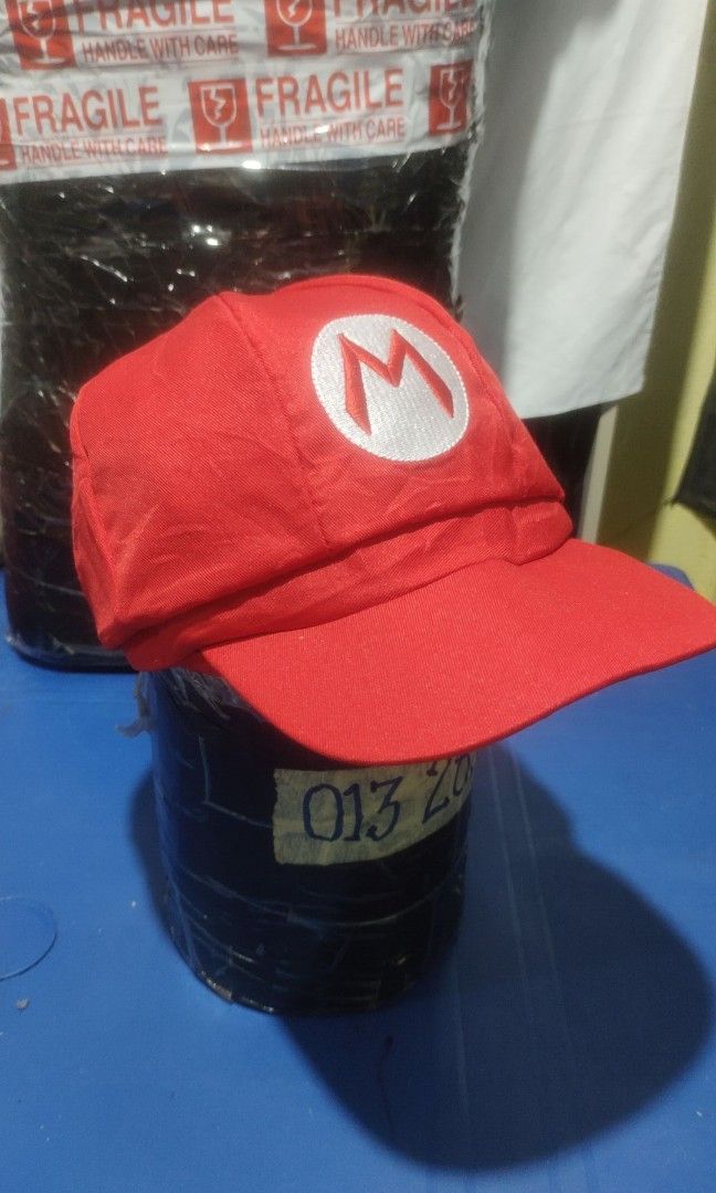 Super Mario Cap, Men's Fashion, Watches & Accessories, Cap & Hats on ...