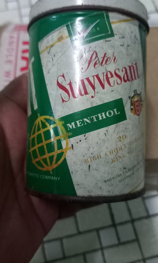 Tin Rokok Peter Stuyvesant Menthol, Hobbies & Toys, Collectibles ...