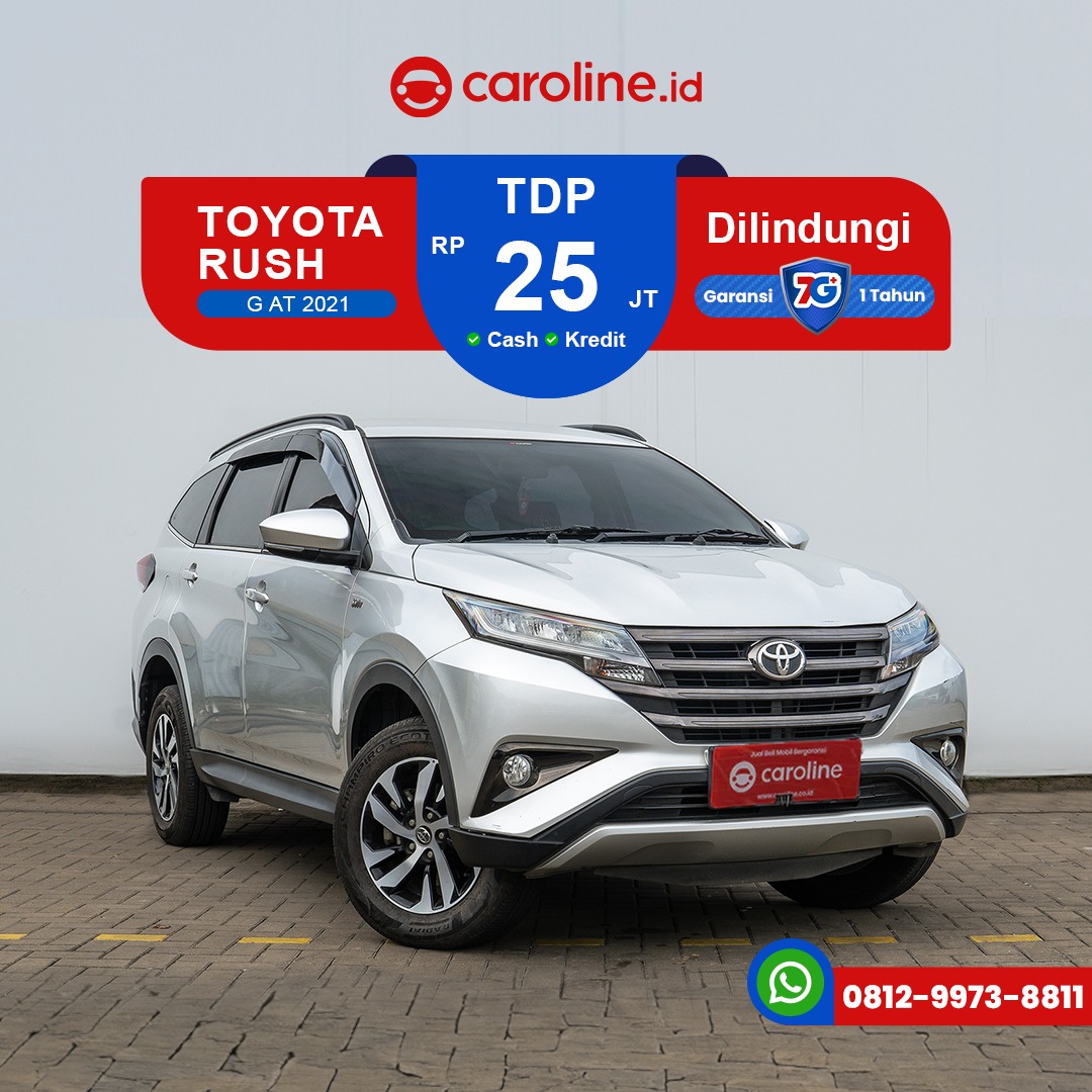 Toyota Rush G AT 2021 Mobil Bekas TDP Ceper, Mobil & Motor, Mobil untuk ...