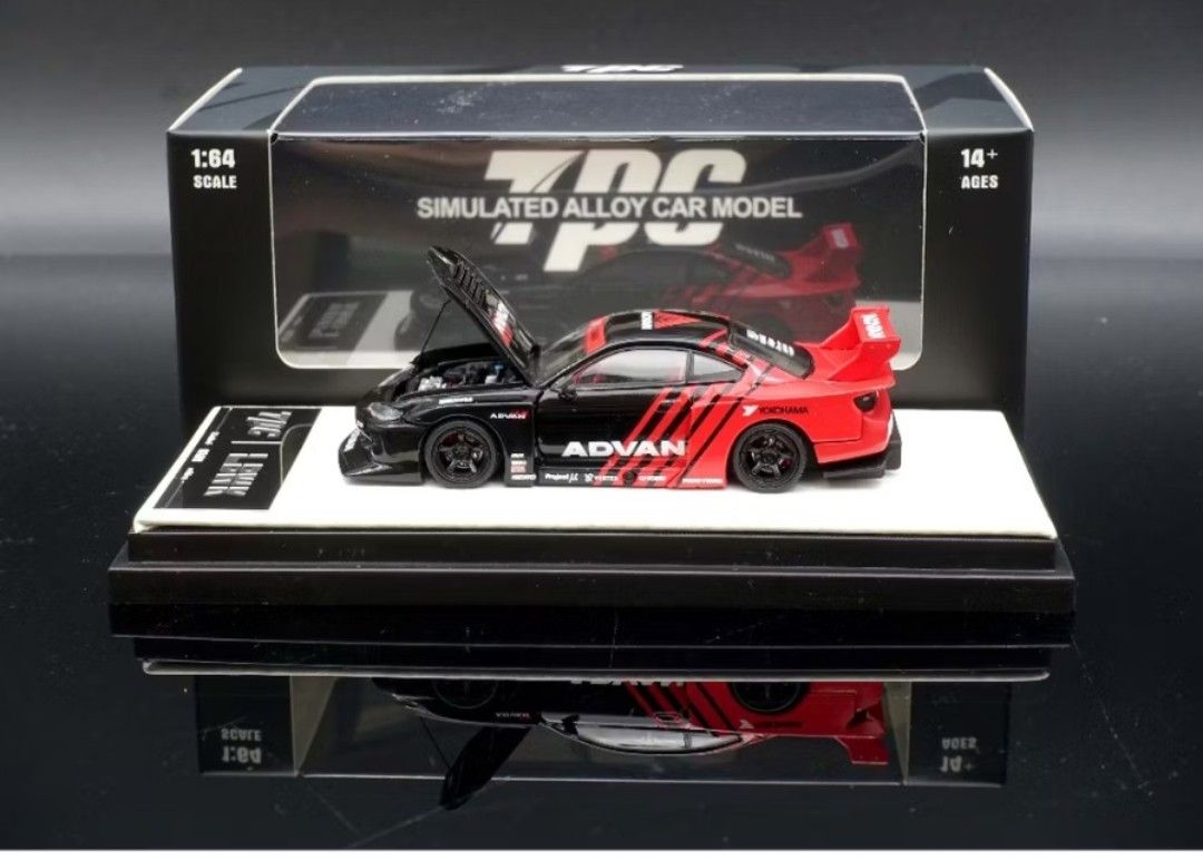 TPC Nissan Silvia S15 advan open hood limited edition, Hobbies & Toys ...