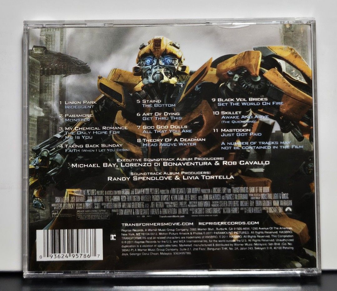 TRANSFORMERS - DARK OF THE MOON (2011) ORIGINAL MOTION PICTURE ...