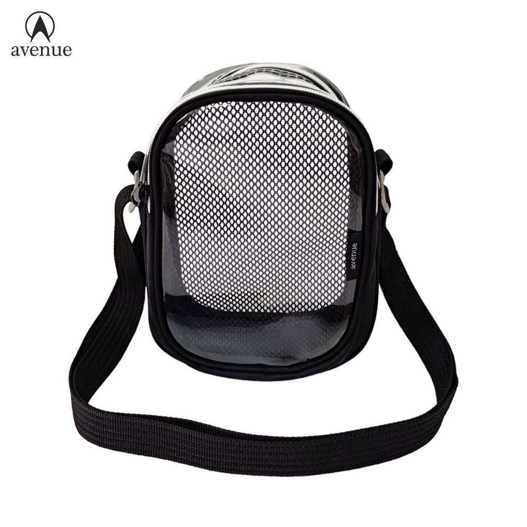 Transparent PVC Mesh Sling Bag Shoulder Bag Concert Bag, Men's Fashion ...