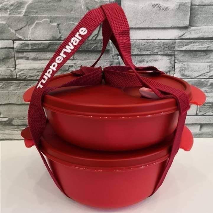 Tupperware Crystalwave Bowl Set, Furniture & Home Living, Kitchenware ...