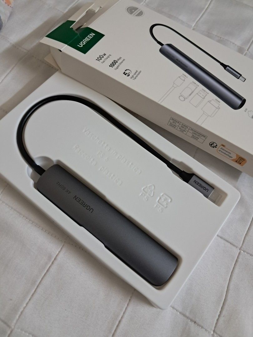 Ugreen 5-in-1 USB-C Multifunction Adapter, Computers & Tech, Parts ...