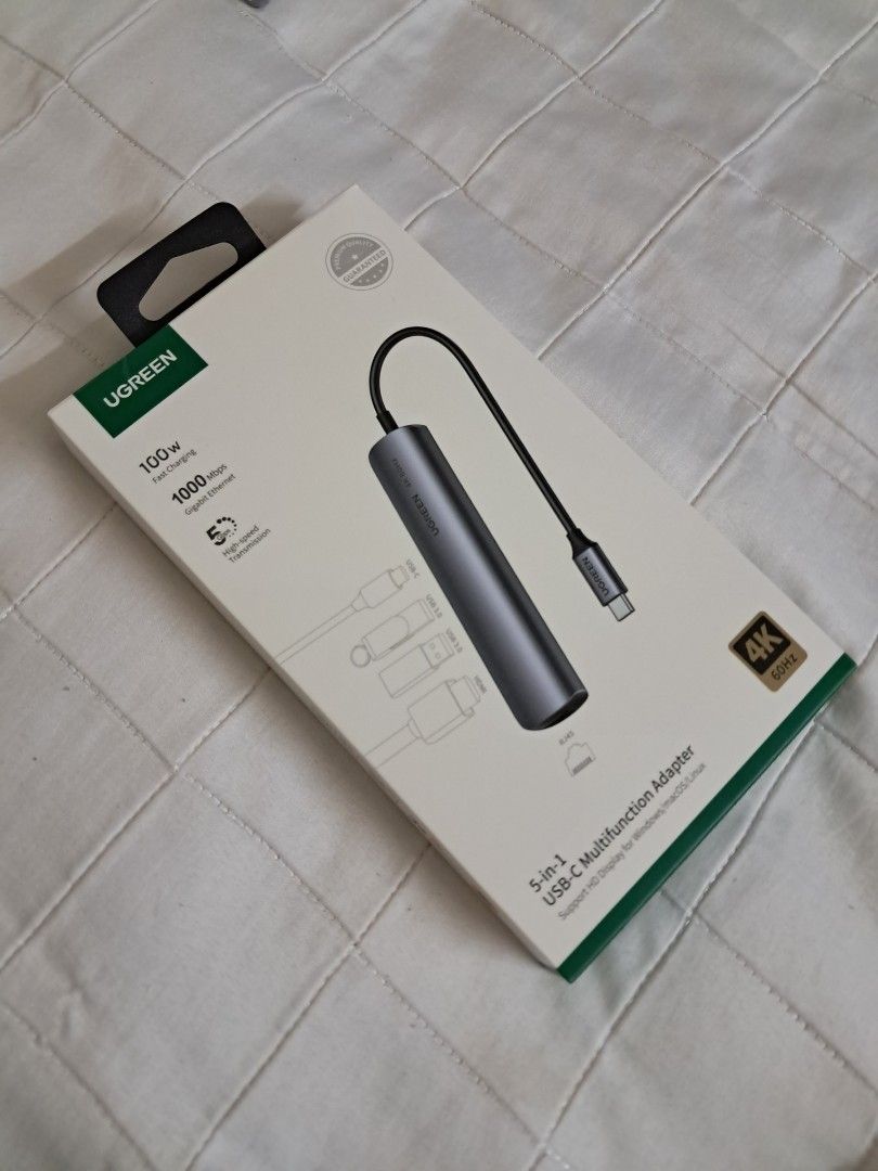 Ugreen 5-in-1 USB-C Multifunction Adapter, Computers & Tech, Parts ...