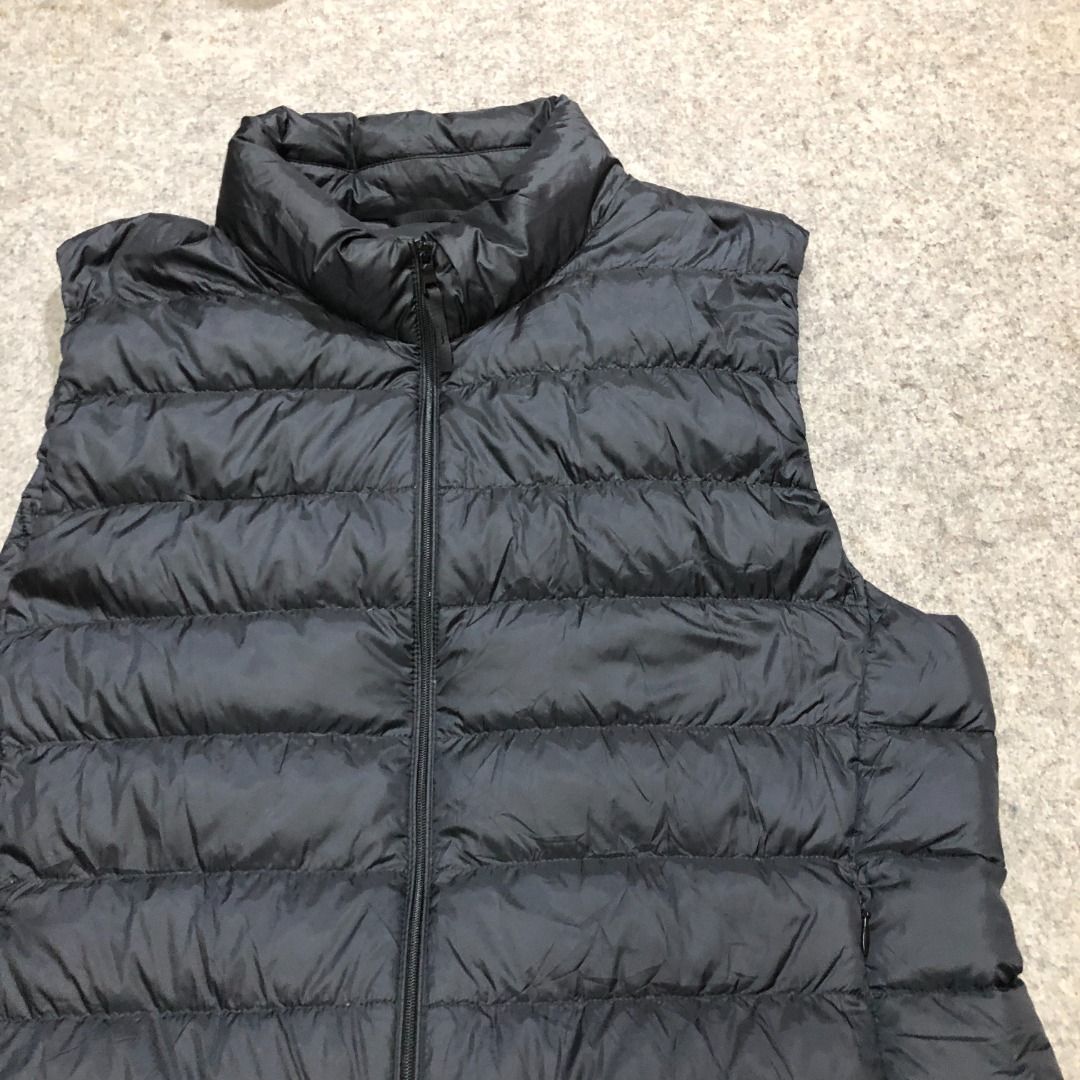 UNIQLO Ultra Light Black Puffer Puff Winter Snow Gilet Vest Size XXL ...