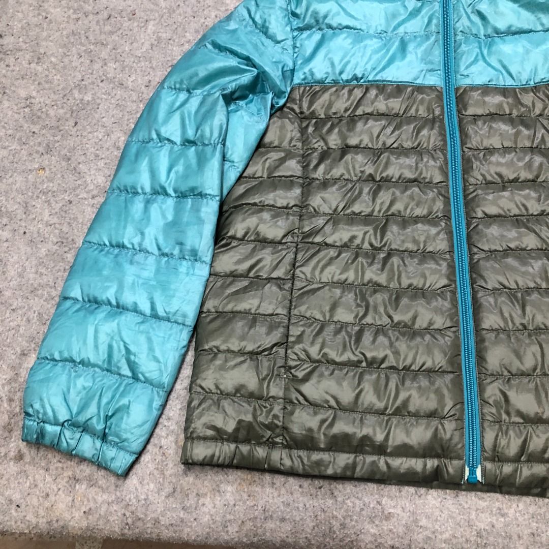 UNIQLO Ultra Light Down Kids Two Tone Puffer Puff Winter Snow Jacket ...