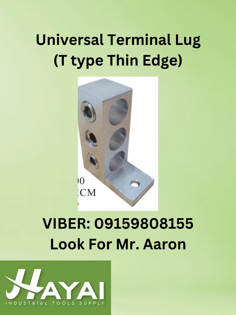Universal Terminal Lug (T Type Thin Edge), Commercial & Industrial ...
