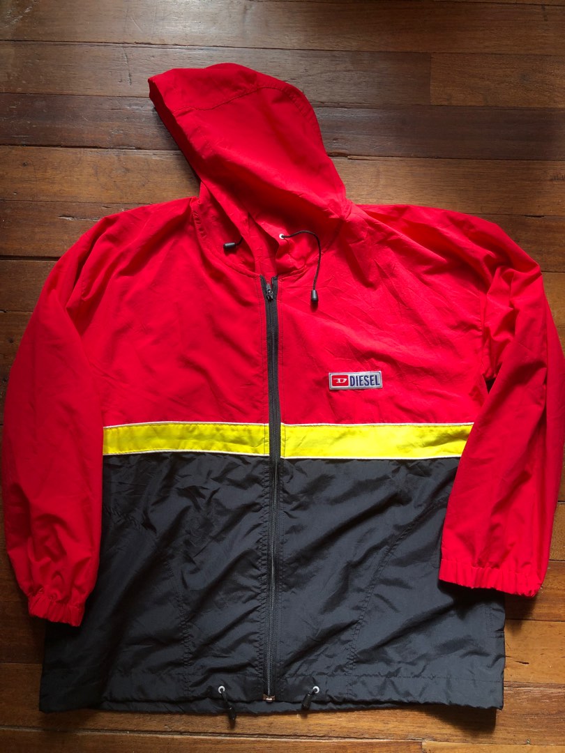 Vintage Diesel Windbreaker, Men's Fashion, Coats, Jackets and Outerwear ...