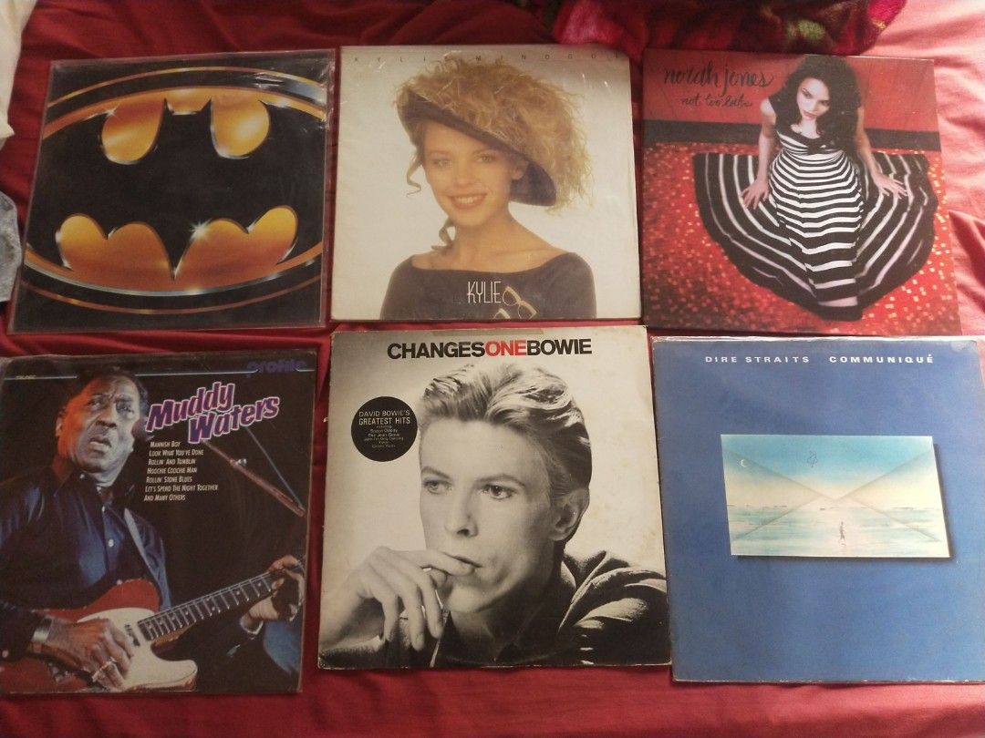 Vynil lp records each Rm90 Batman Prince Norah Jones Muddy Waters Kylie ...
